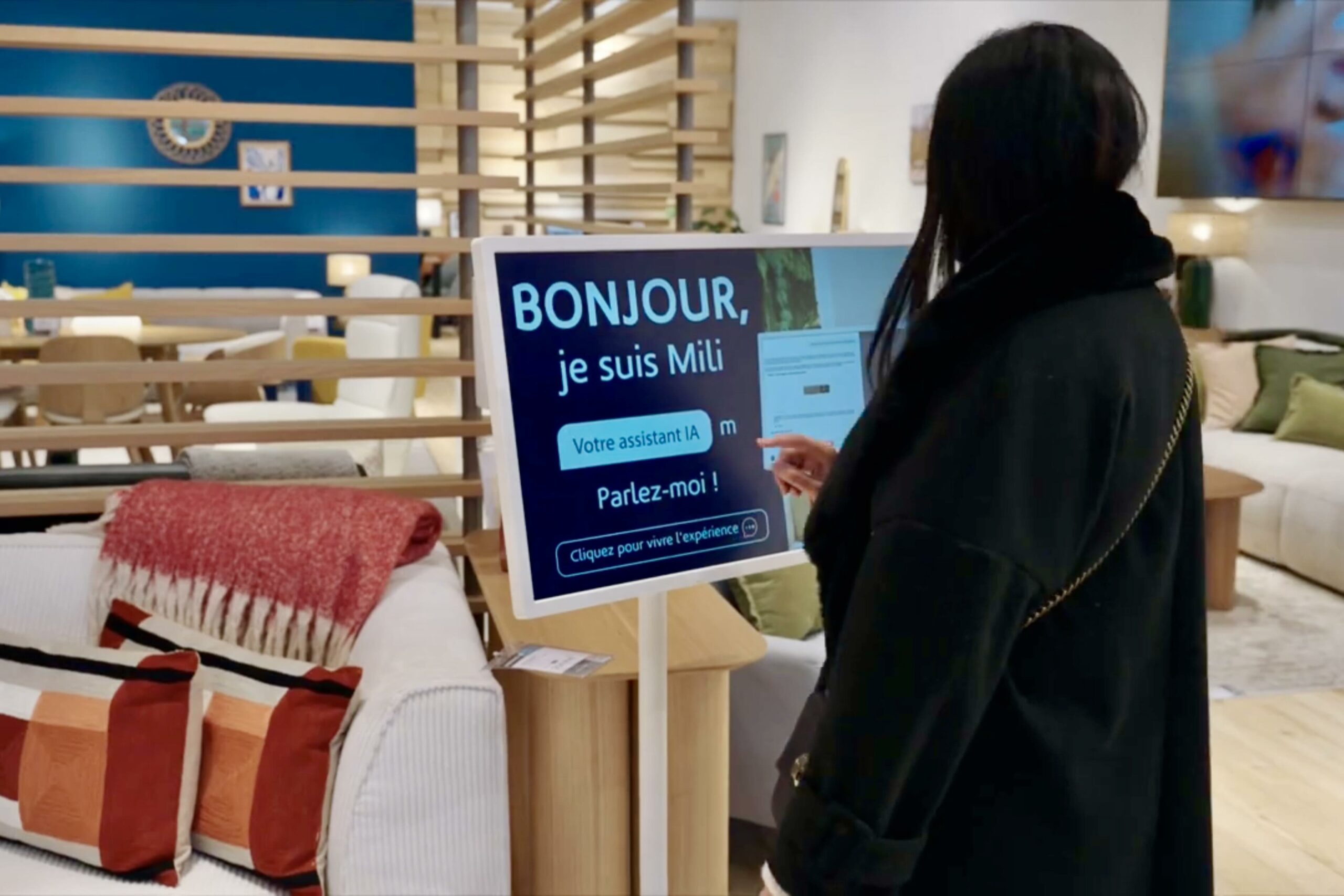 Miliboo intègre l’IA au sein de ses boutiques - Meuble Info
